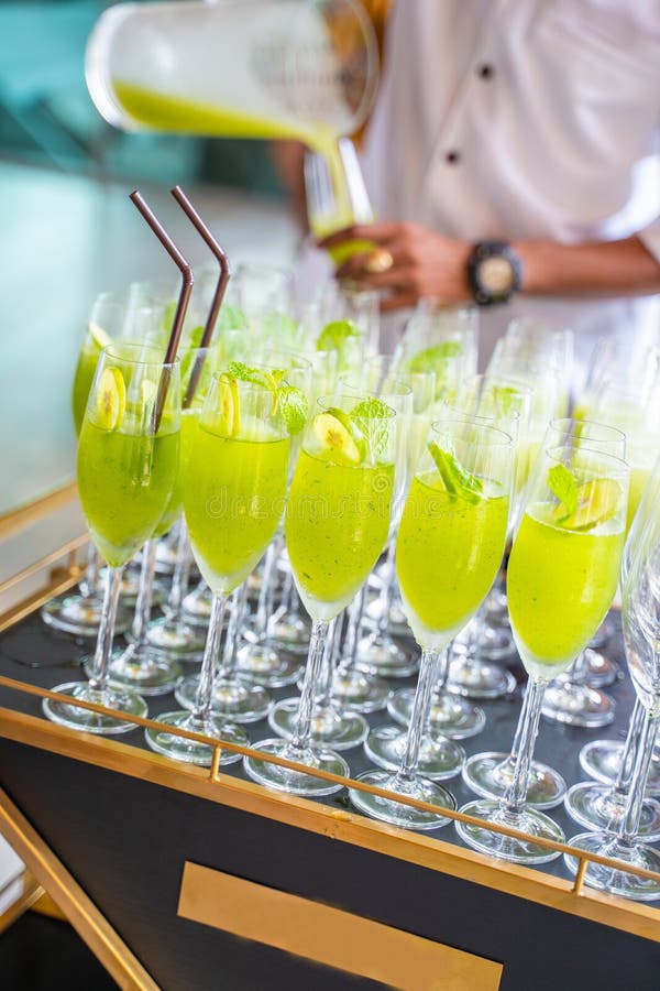 Welcome Drink Guava Juice and Refreshing Towel Stock Image - Image of ...