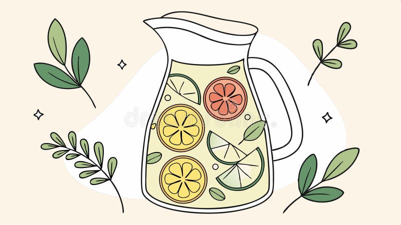 Lemonade Pitcher with Lemons, Refreshing Drink and Summer Beverage ...