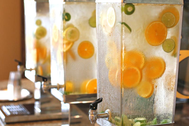 Lemonade servers stock image. Image of servers, natural - 57678661