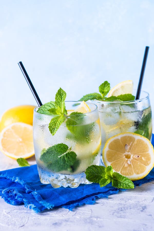 Lemonade Summer Cold Drink. Stock Photo - Image of ingredient, cold ...