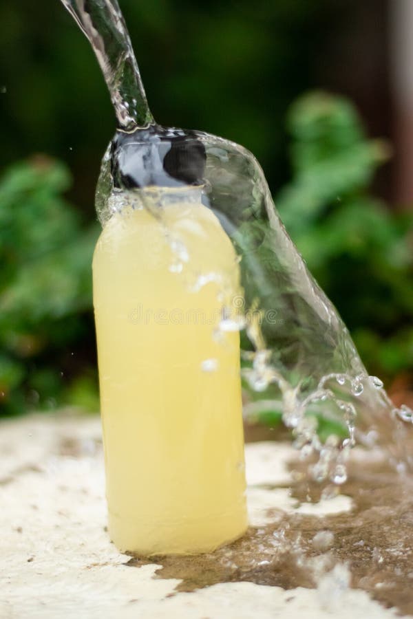 Lemoned stock photo. Image of slice, organic, glass - 183965122