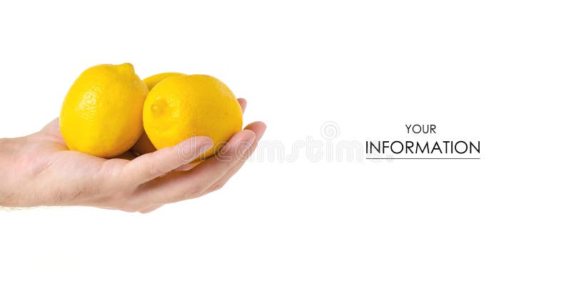 Lemons in hand pattern stock photo. Image of caucasian - 129770026