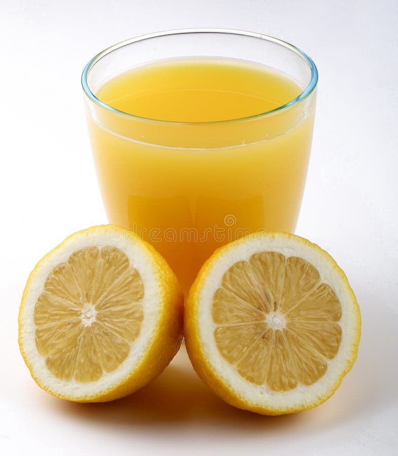 Lemons and Juice Containers Stock Photo - Image of lemon, sour: 790910
