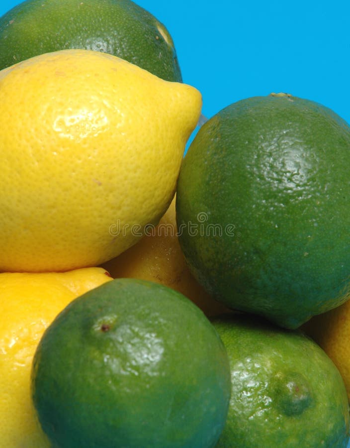 Lemons & limes stock image. Image of fruit, seed, sphere - 145237