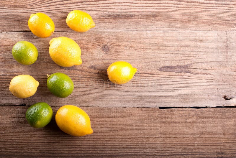 Lemons on the old table stock photo. Image of lemon, rustic - 68570350