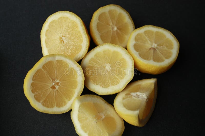 Lemons sliced stock photo. Image of pits, sell, sour - 25538976