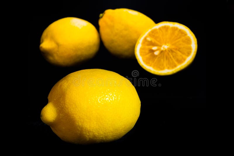 Lemons stock image. Image of studio, yellow, citrus, food - 58216373