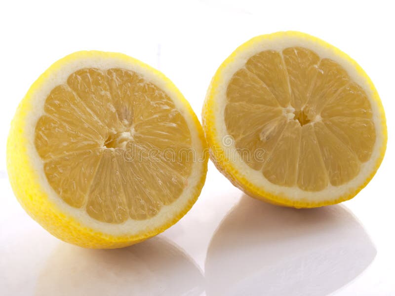Lemons on white stock image. Image of yellow, natural - 13017827