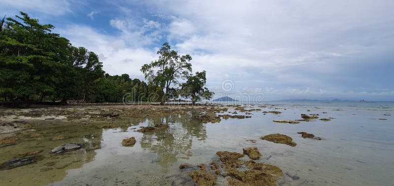 Lemukutan Island, Singkawang Stock Photo - Image of wetland, water ...