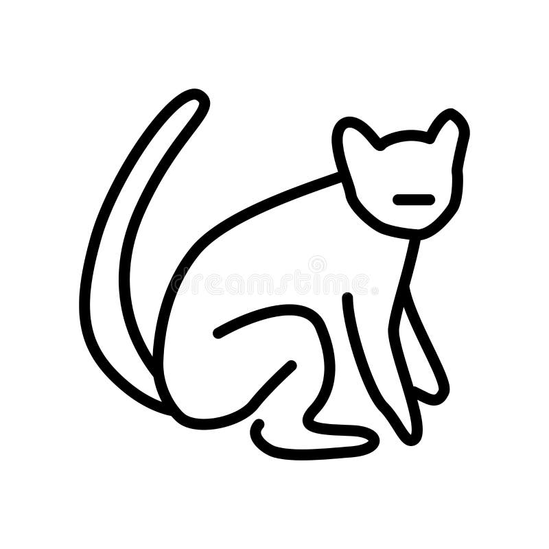 Lemur Icon Vector Isolated On White Background, Lemur Sign Stock Vector ...