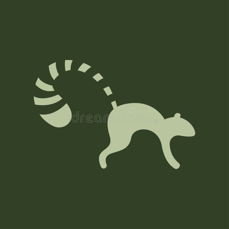 Lemur Logo Design Concept Vector Stock Illustration - Illustration of ...