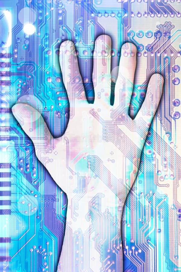 Human touch stock illustration. Illustration of business - 509621