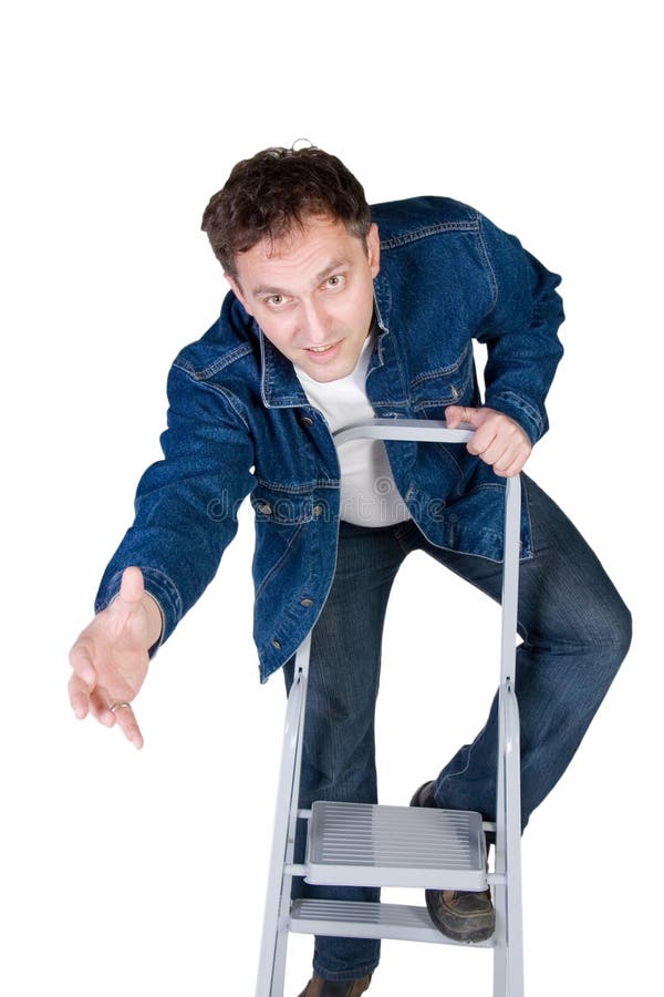 Lending a helping hand stock image. Image of adult, stair - 13243753