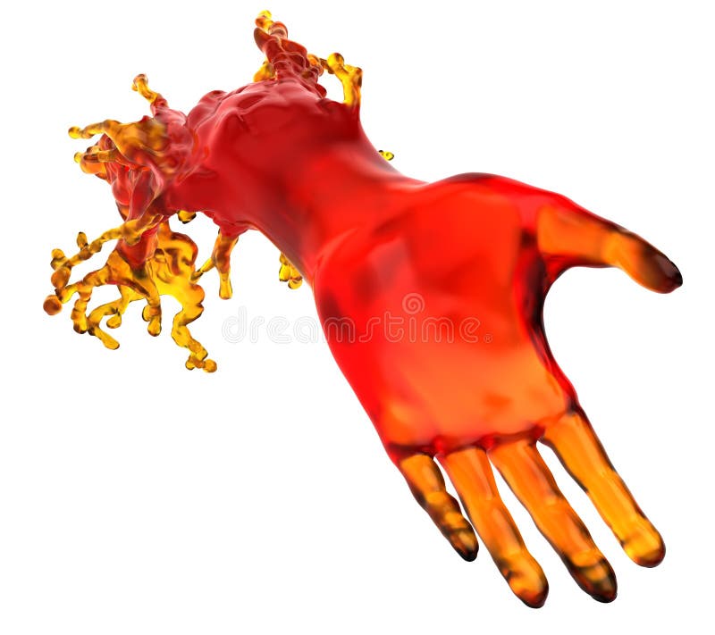 Lending a Hand Gesture. 3D Cartoon Character Stock Illustration ...