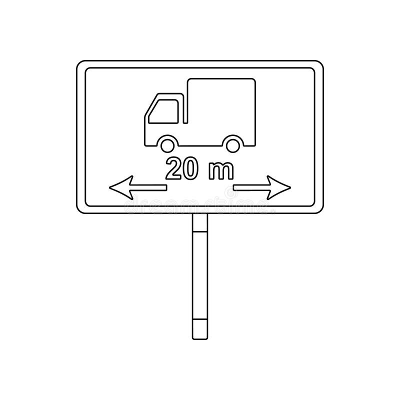 Length Limit Colored Icon. Element of Road Signs and Junctions for ...