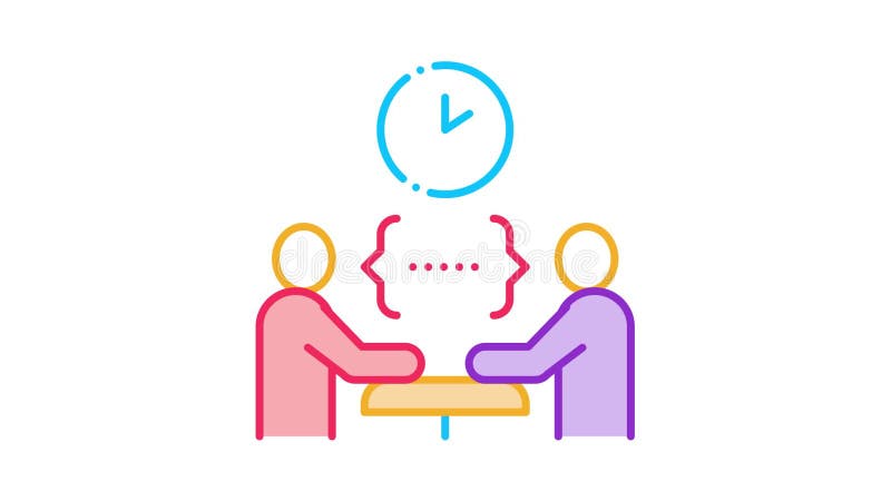 Animated Discussion Characters Stock Video - Video of talking ...