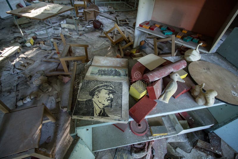 Abandoned School in Pripyat Chernobyl Exclusion Zone Editorial Photo ...