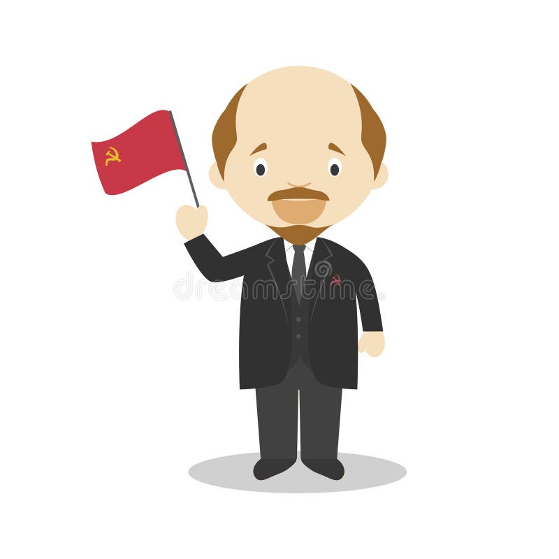 Lenin Cartoon Character. Vector Illustration Stock Vector ...