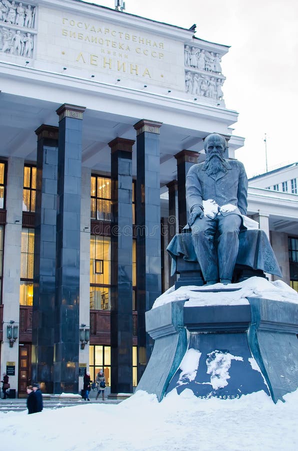 Lenin`s Library in Russia Moscow Editorial Stock Photo - Image of ...