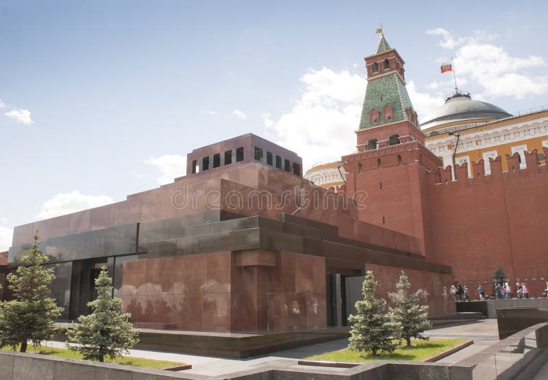 Lenin S Mausoleum at Red Square Stock Photo - Image of symbol, building ...