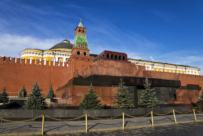 Lenin S Mausoleum on Red Square in Moscow Stock Photo - Image of museum ...