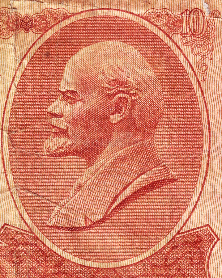Lenin on the Soviet Banknote Stock Image - Image of russia, notes: 23796157