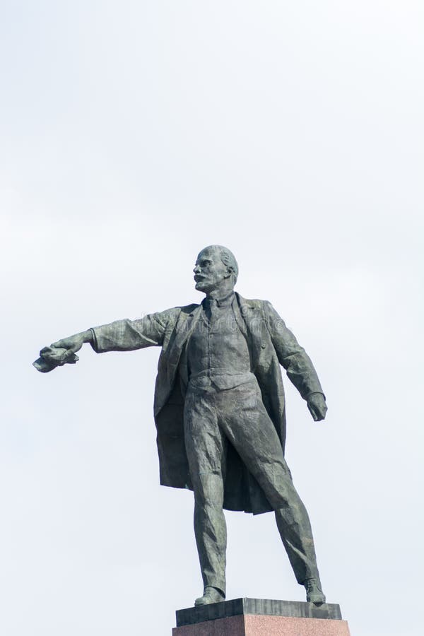 Lenin statue monument stock image. Image of park, historical - 91013921