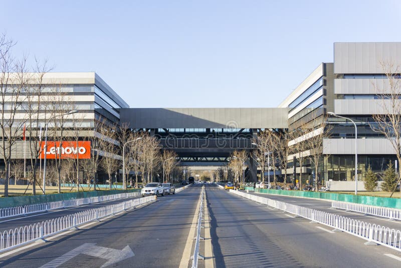 Lenovo Group Headquarters. editorial stock photo. Image of building ...