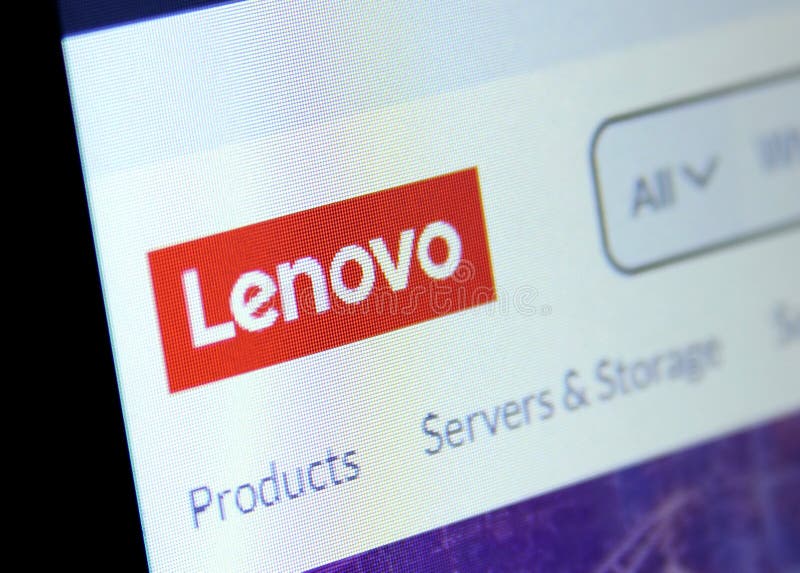 Lenovo Sign Atop Headquarters Building in Silicon Valley. Lenovo Group ...