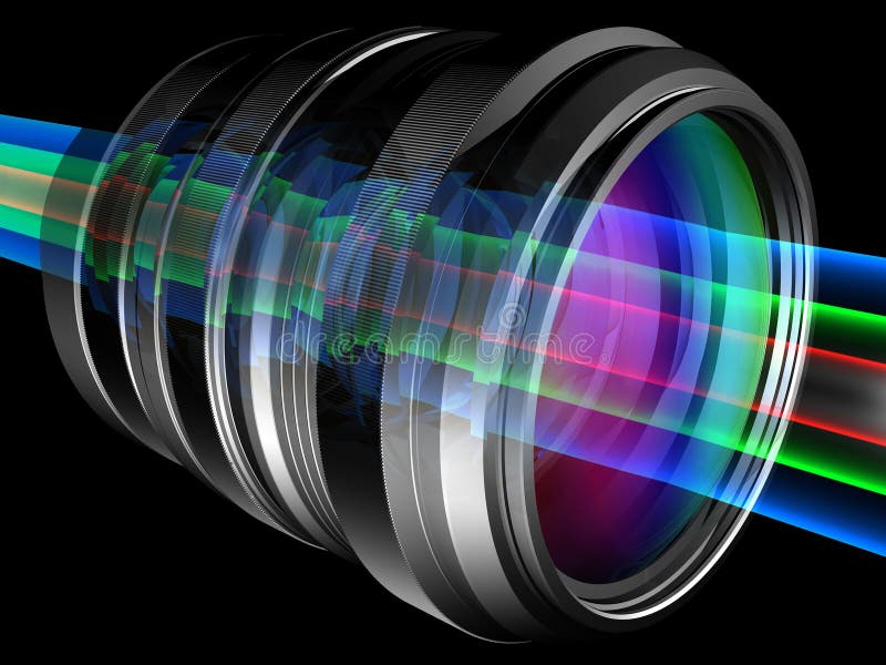 Lens stock illustration. Illustration of optics, detail - 4403239