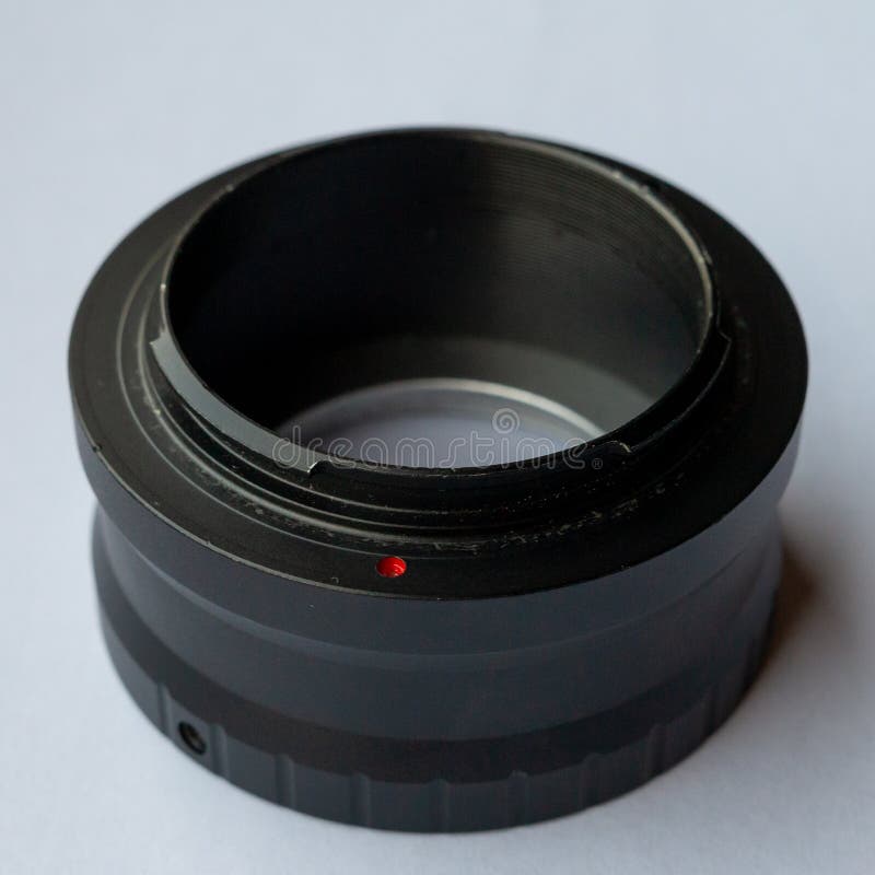 Lens Adapter. the Connecting Link between the Camera and the Lens Stock ...