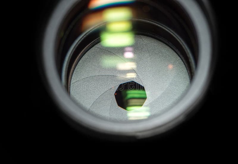 Lens aperture closeup stock photo. Image of media, electronics - 67256212