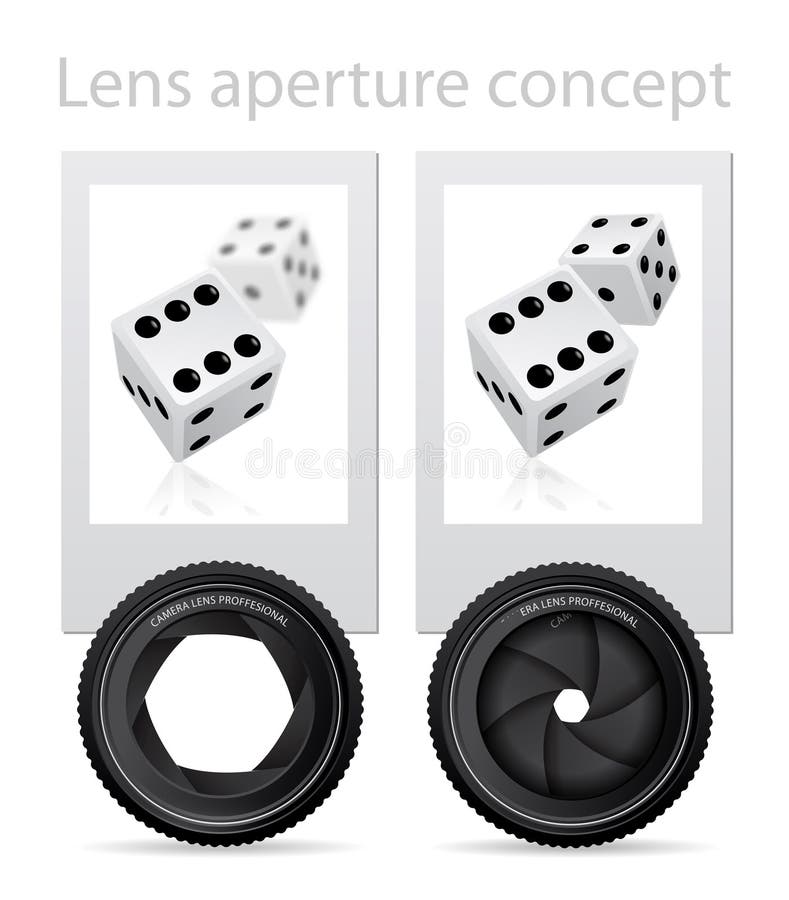 Lens Aperture Blades Shapes Stock Vector - Illustration of digital ...