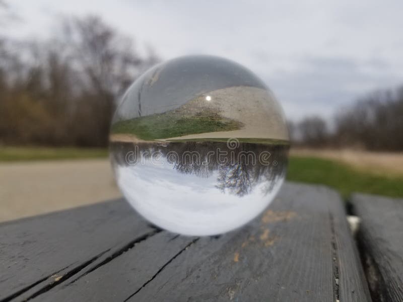 Lens Ball on Park Beach stock photo. Image of sunlight - 245370106