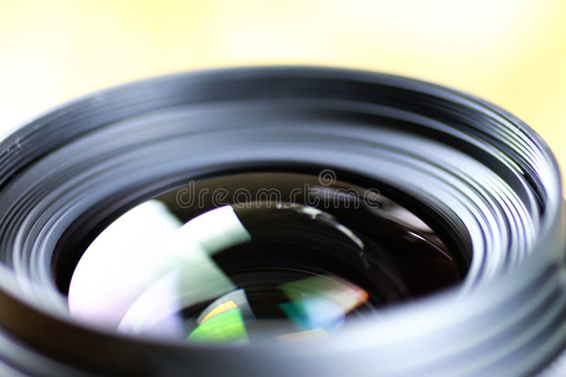Lens Color Reflection Photo Stock Photo - Image of black, glass: 78738050