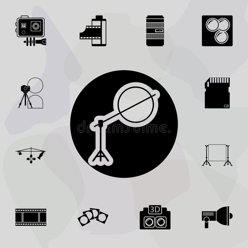 Lens Filter Icon. Universal Set of Equipment Photography for Website ...