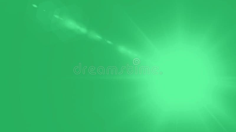 Lens Flare Chroma Key Green Screen. Optical Lens Flare Green Screen ...