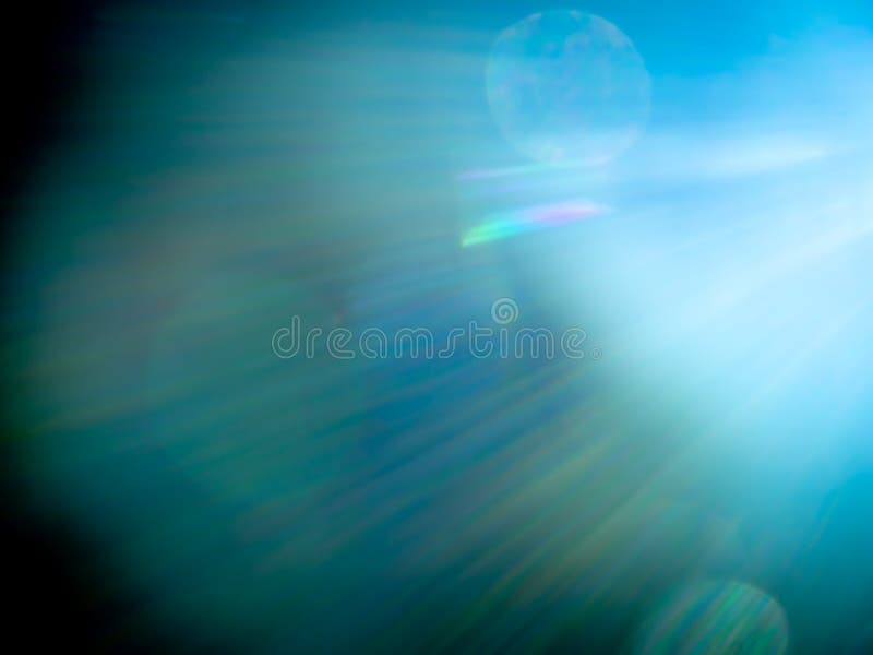 Lens Flare Effect with Sunlight Rays. Colorful Lens Flare Bokeh with ...