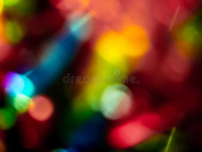 Lens Flare Effect with Sunlight Rays. Colorful Lens Flare Bokeh with ...