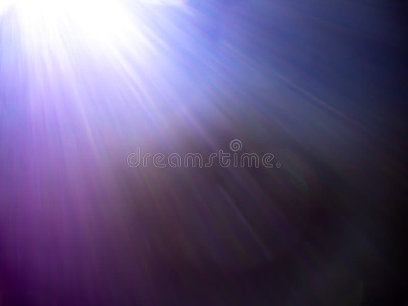 Lens Flare Effect with Sunlight Rays. Colorful Lens Flare Bokeh with ...
