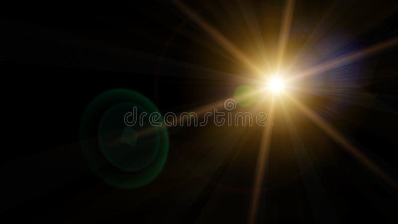 Digicam Sun Light Effect stock illustration. Illustration of lens ...