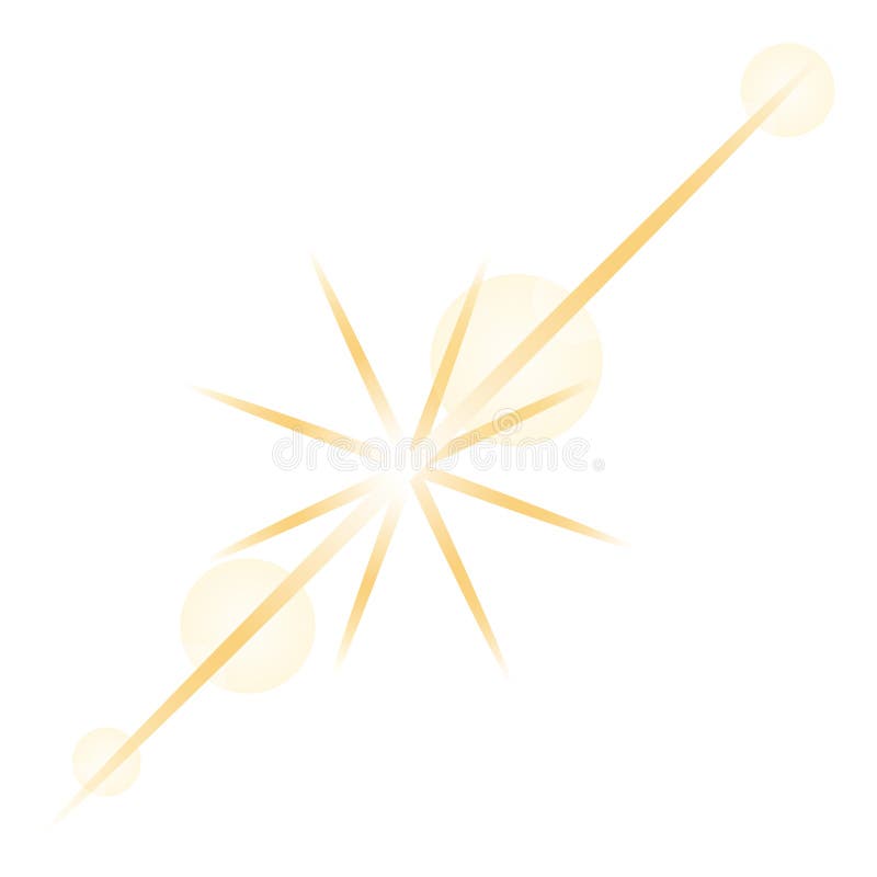 Lens Flare Light Glow Decoration Stock Vector - Illustration of ...