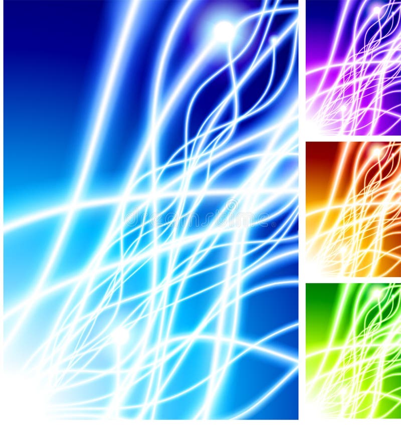 Lens Flare on Light Line Background Stock Illustration - Illustration ...