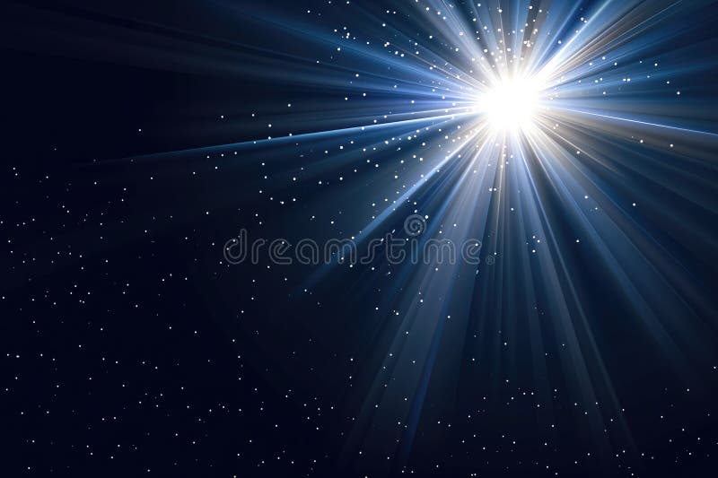 Lens Flare, Shining Sun Glare Rays. Background Generative AI Stock ...