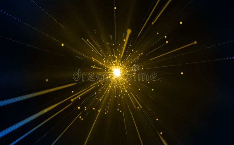 Lens Flare Stock Image Black Background Stock Illustration ...