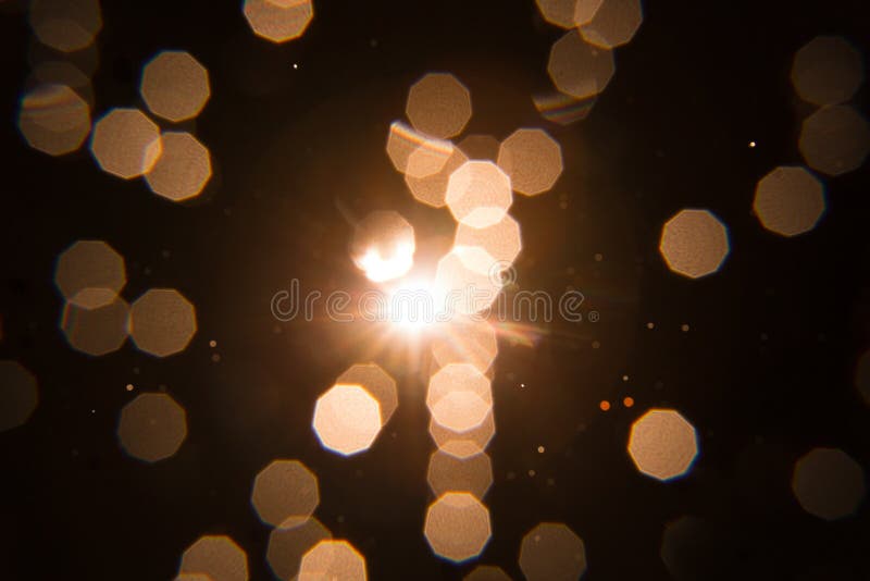 Lens Flare ,Sun Flare on Black Background Object Design Stock Photo ...