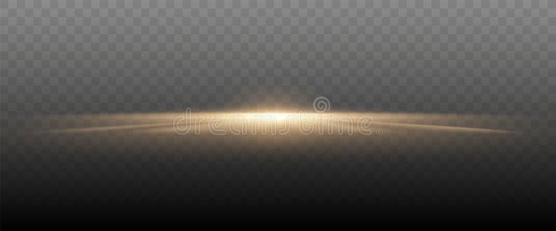 Lens Flare Vector Illustration. Glowing Effect Stock Vector ...
