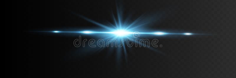 Lens Flare Vector Illustration. Glowing Spark Light Effect Isolated ...