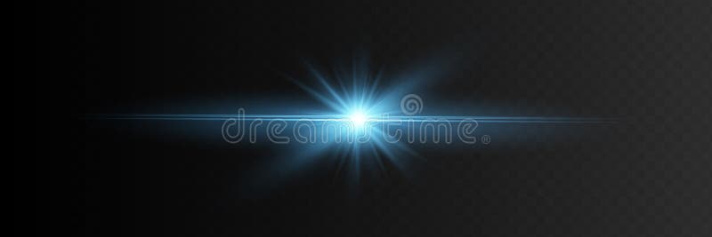 Lens Flare Vector Illustration. Glowing Spark Light Effect Isolated ...