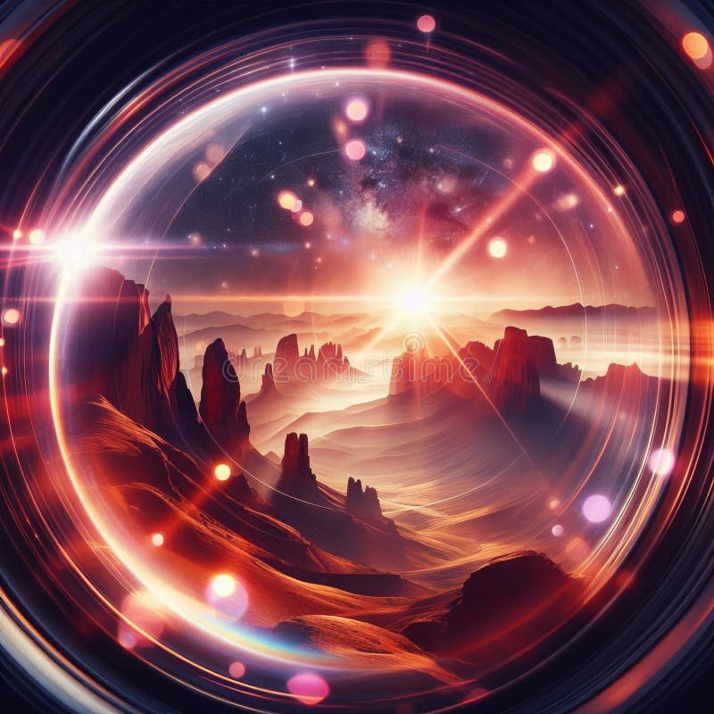 22 4 Lens Flare a Visual Effect Caused by Light Scattering with Stock ...